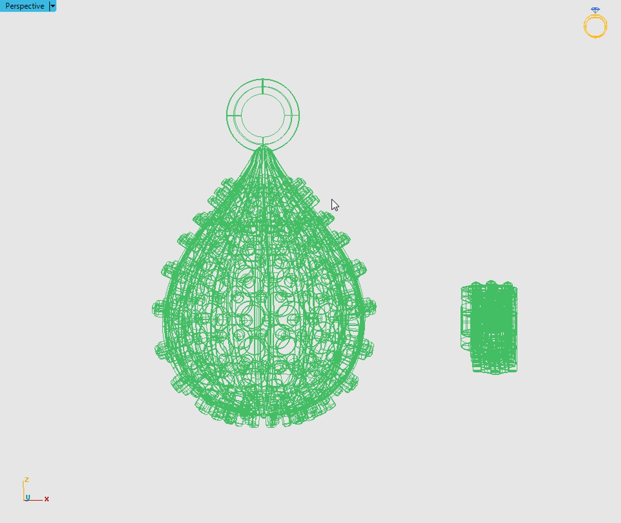 Free 3D Oval Shaped Earrings Model - TurboSquid 1414621