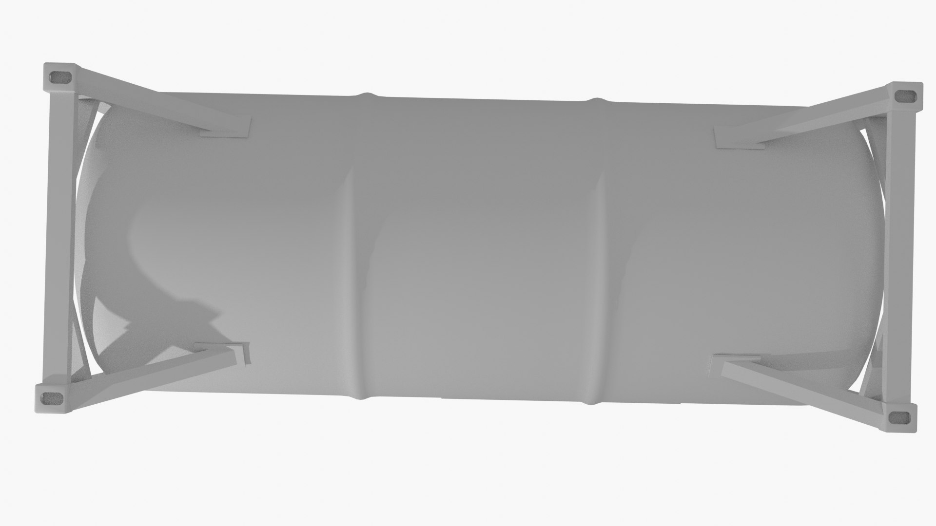 Container 20ft Gas Tank No Textures 3D Model - TurboSquid 2009481