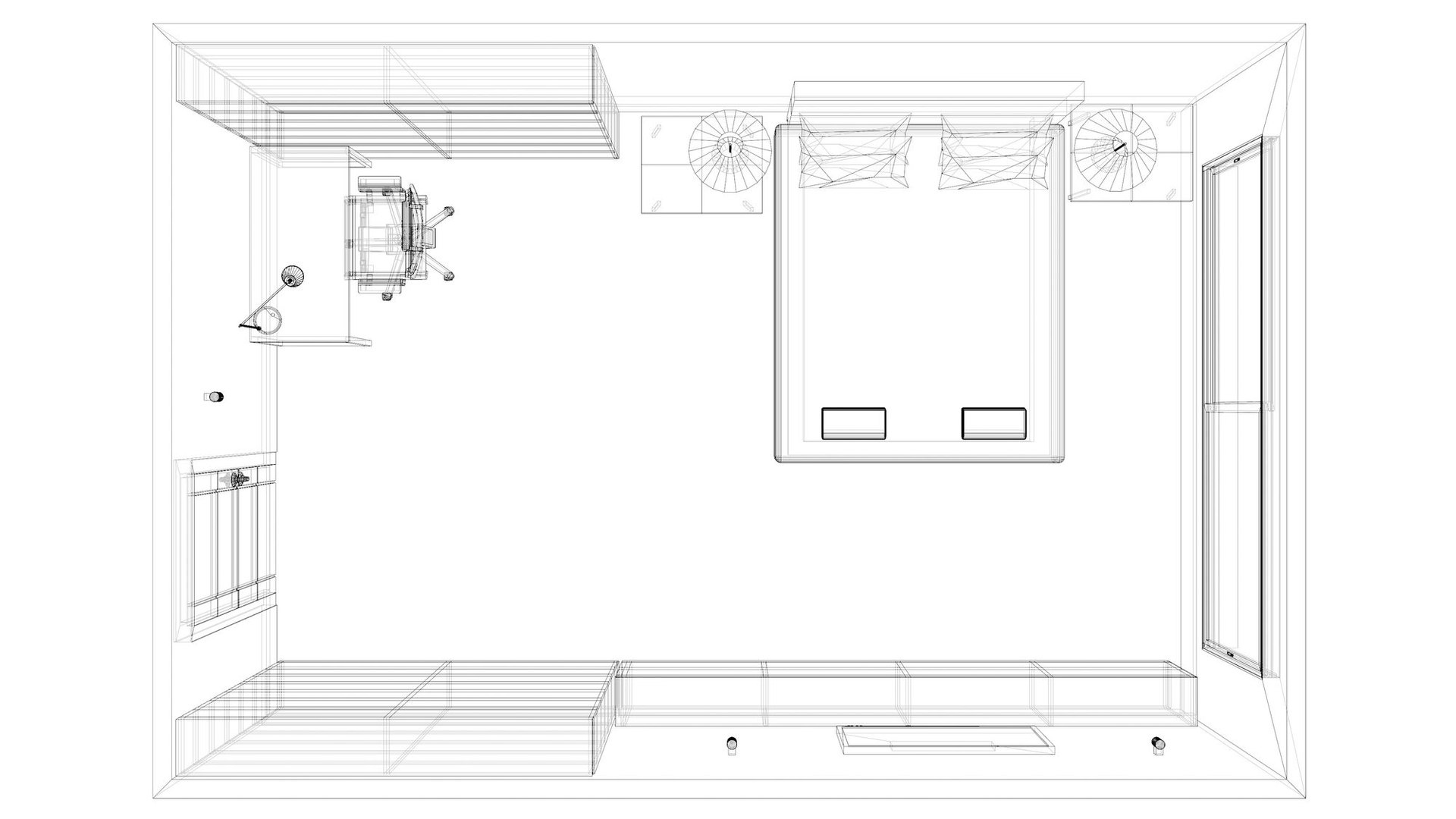 Simple Room 3D Model - TurboSquid 2073519