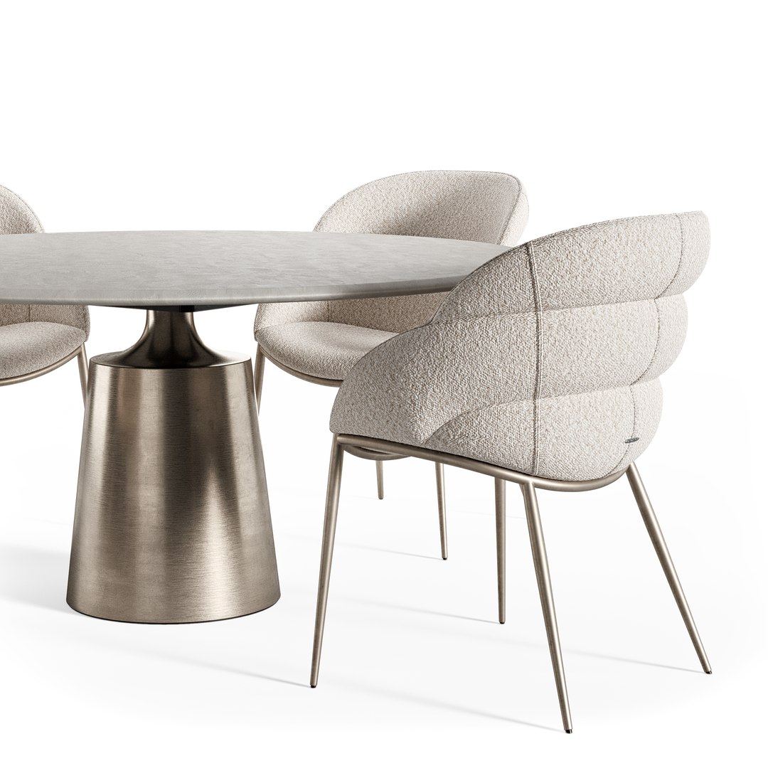 Yoda Argile Table Camilla Armchair 3D Model - TurboSquid 2181641