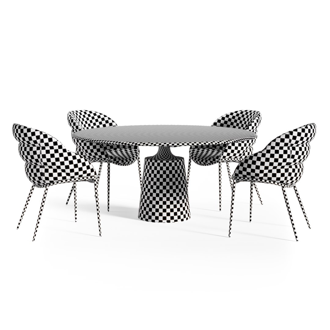 Yoda Argile Table Camilla Armchair 3D Model - TurboSquid 2181641