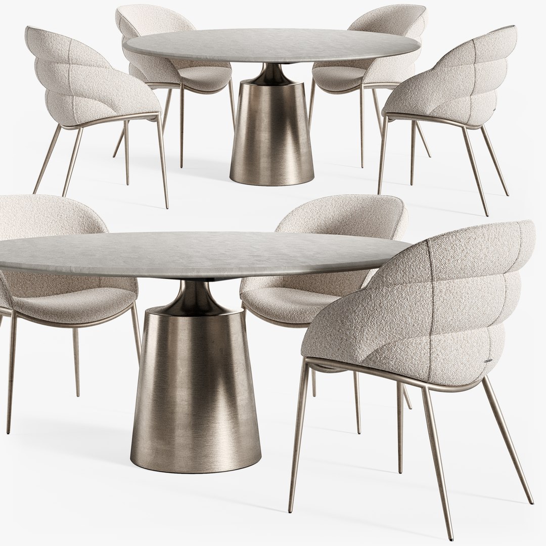 Yoda Argile Table Camilla Armchair 3D Model - TurboSquid 2181641