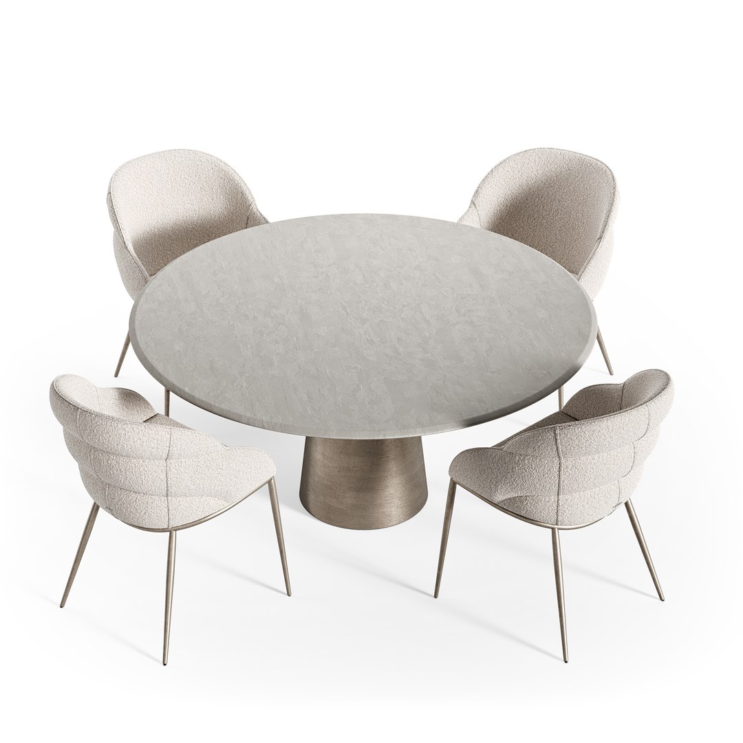 Yoda Argile Table Camilla Armchair 3D Model - TurboSquid 2181641