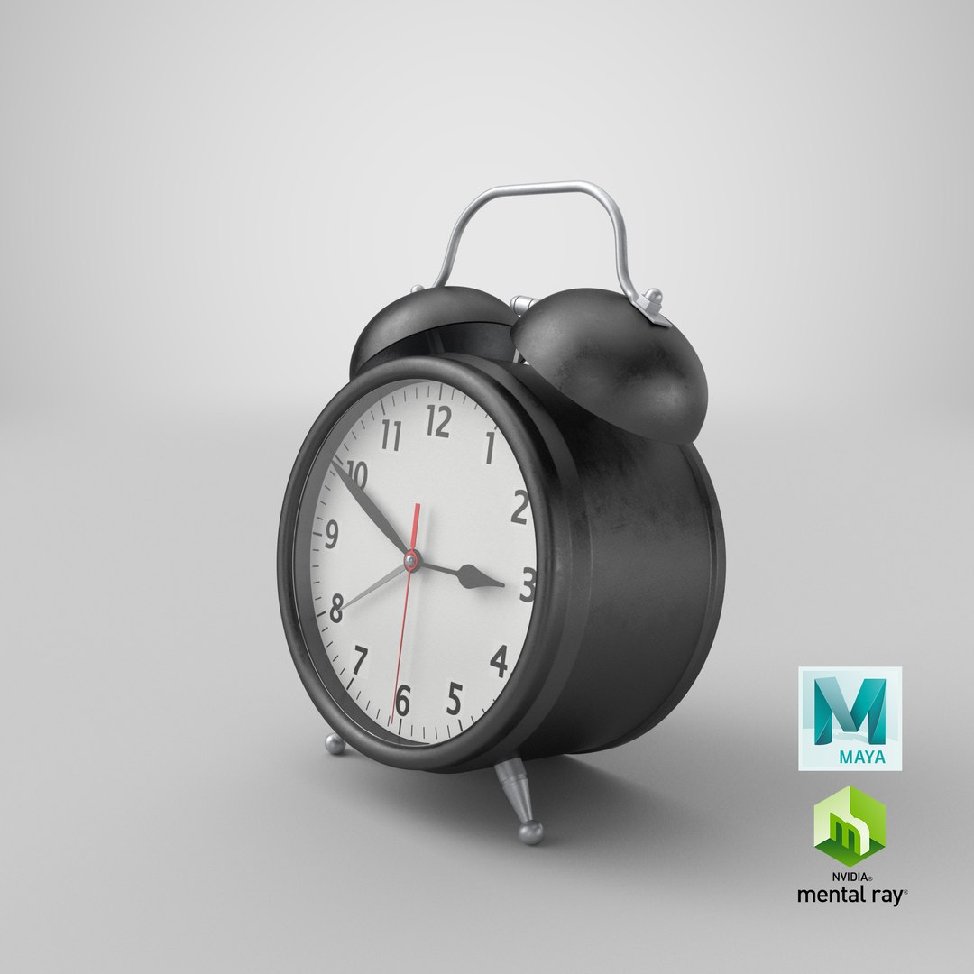 Real Alarm Clock 3D Model - TurboSquid 1588572