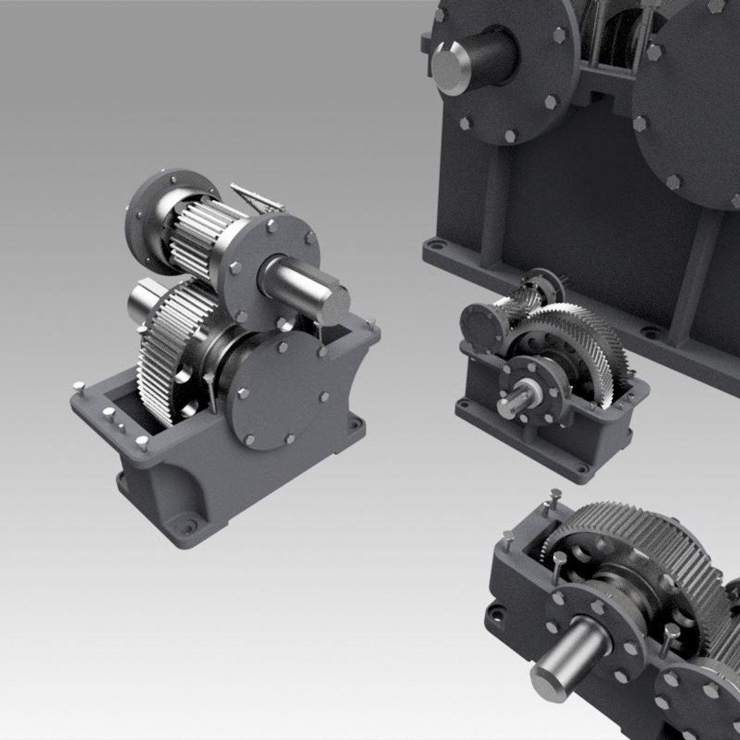 3D Gearbox Gear Model - TurboSquid 1420743