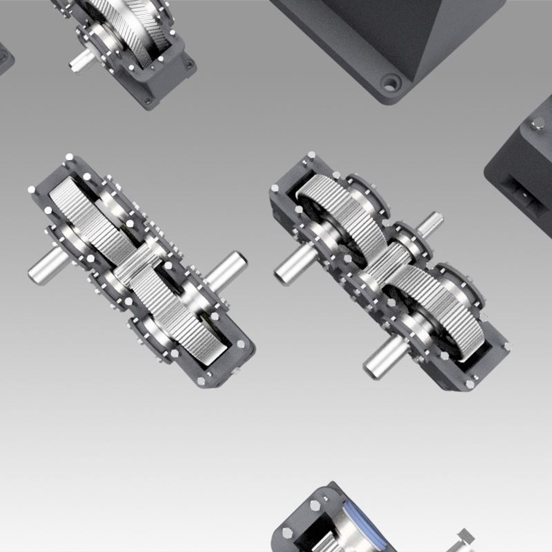 3D Gearbox Gear Model - TurboSquid 1420743