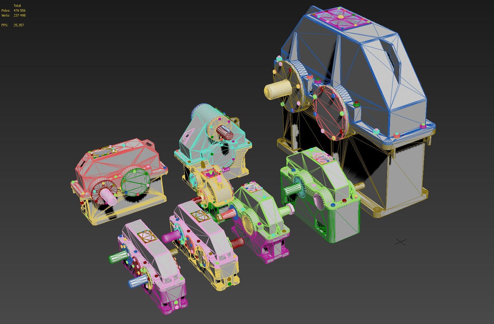 3D Gearbox Gear Model - TurboSquid 1420743