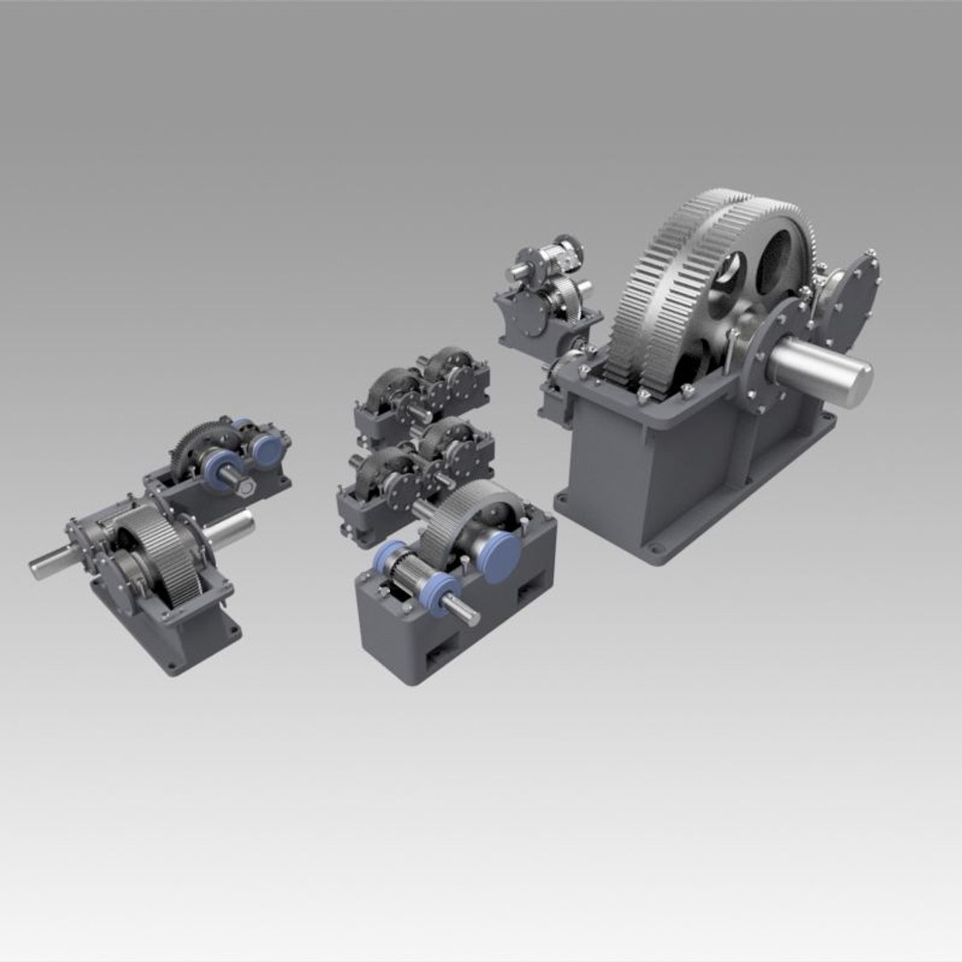 3D Gearbox Gear Model - TurboSquid 1420743