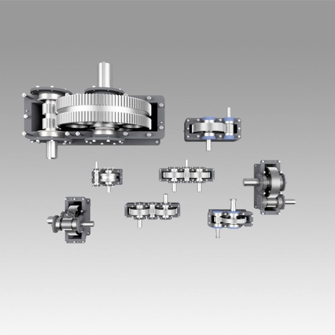 3D Gearbox Gear Model - TurboSquid 1420743