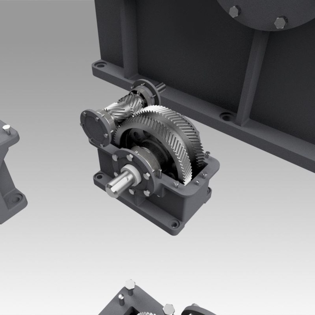 3D Gearbox Gear Model - TurboSquid 1420743