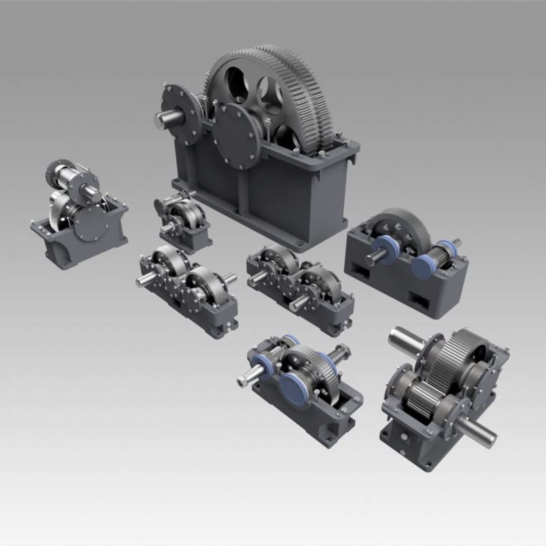 3D Gearbox Gear Model - TurboSquid 1420743