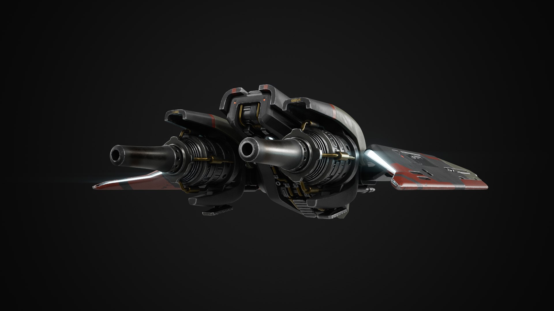 Spaceship No Cockpit 3D Model - TurboSquid 2243210