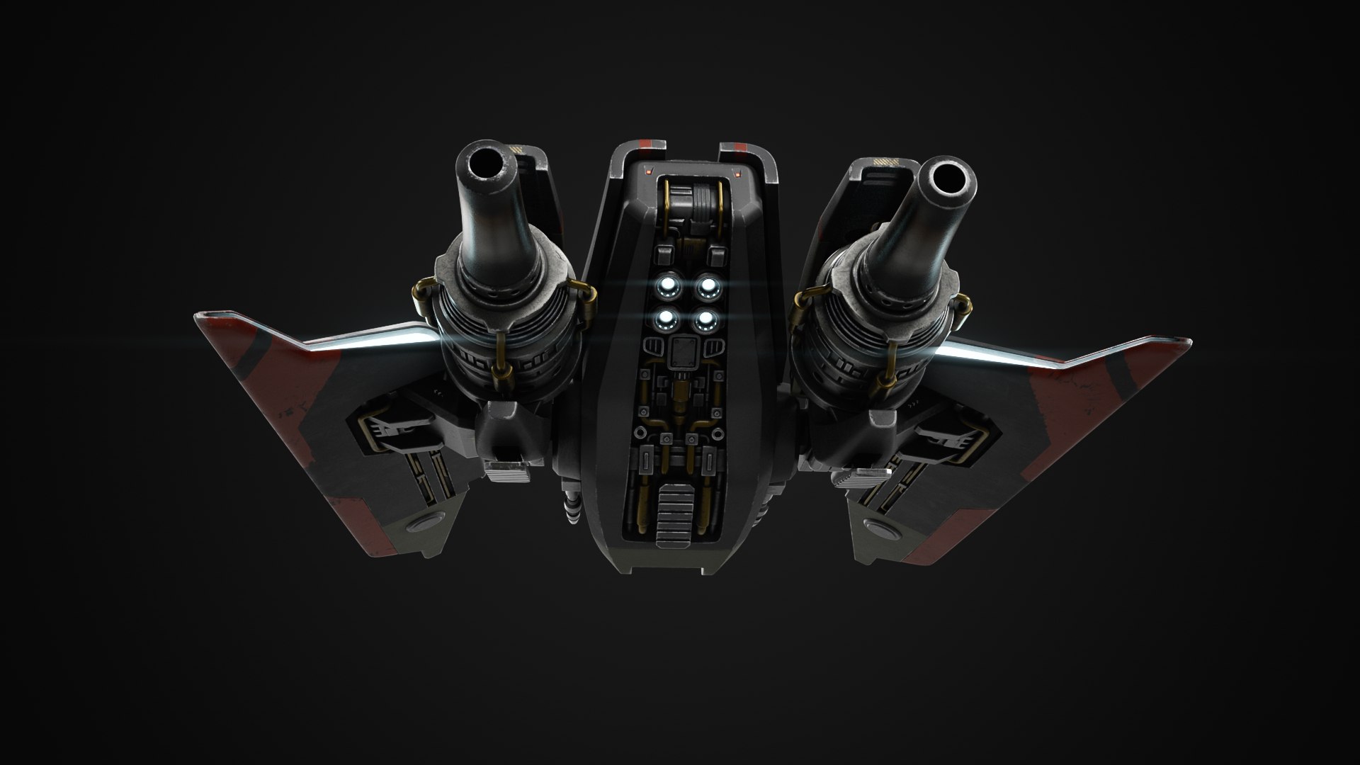 Spaceship No Cockpit 3D Model - TurboSquid 2243210