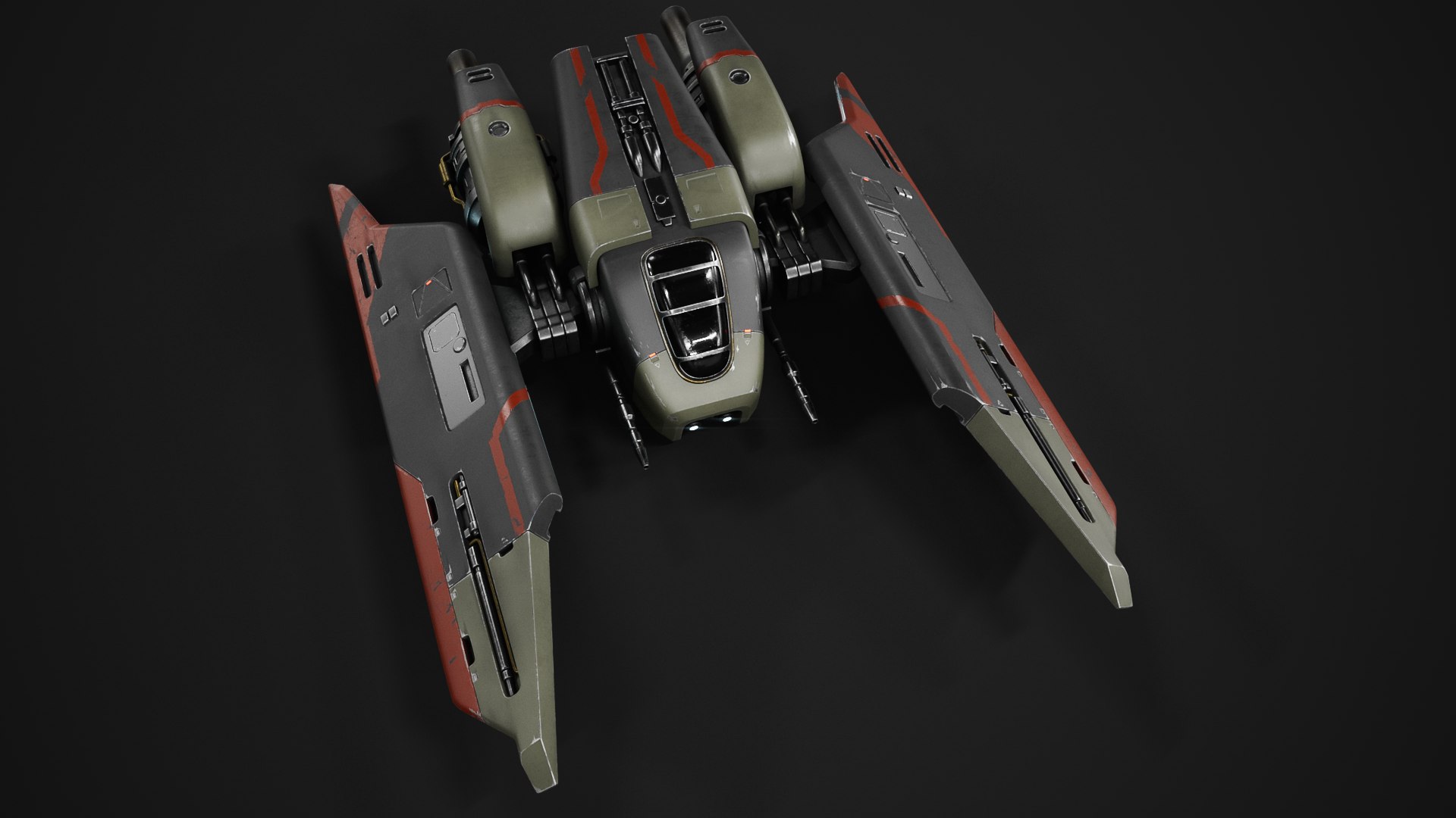 Spaceship No Cockpit 3D Model - TurboSquid 2243210