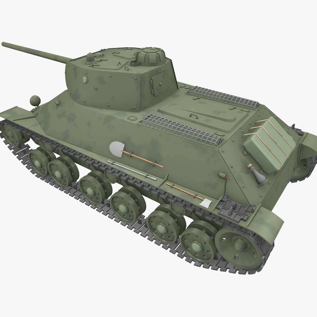C4d T-50 Light Tank
