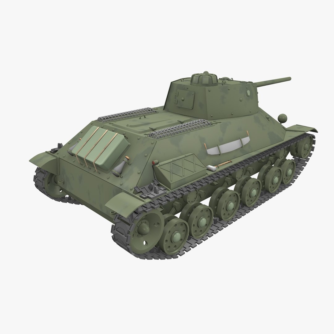 C4d T-50 Light Tank