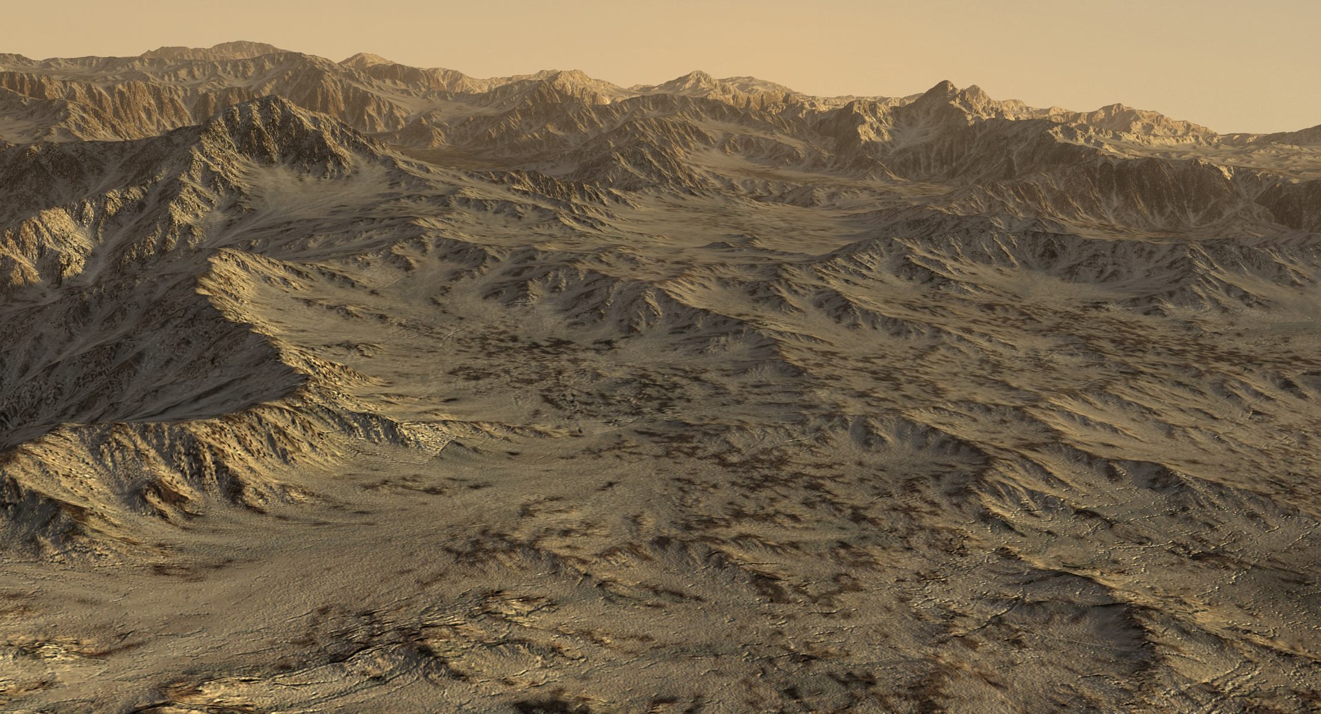 Mountain Range Landscape Terrain 3d Model