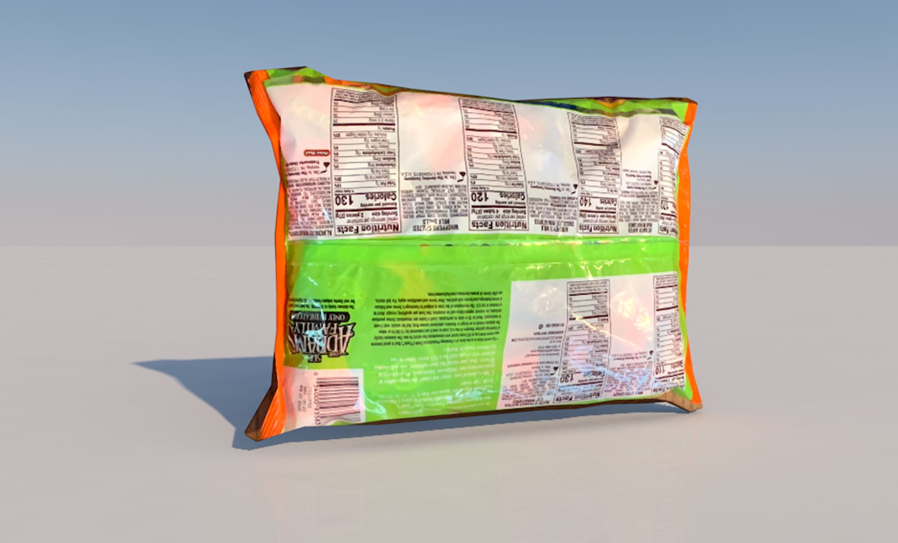 3D Candy Bag Model - TurboSquid 1465658