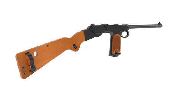 3D borchardt semi-automatic pistol model - TurboSquid 1703400