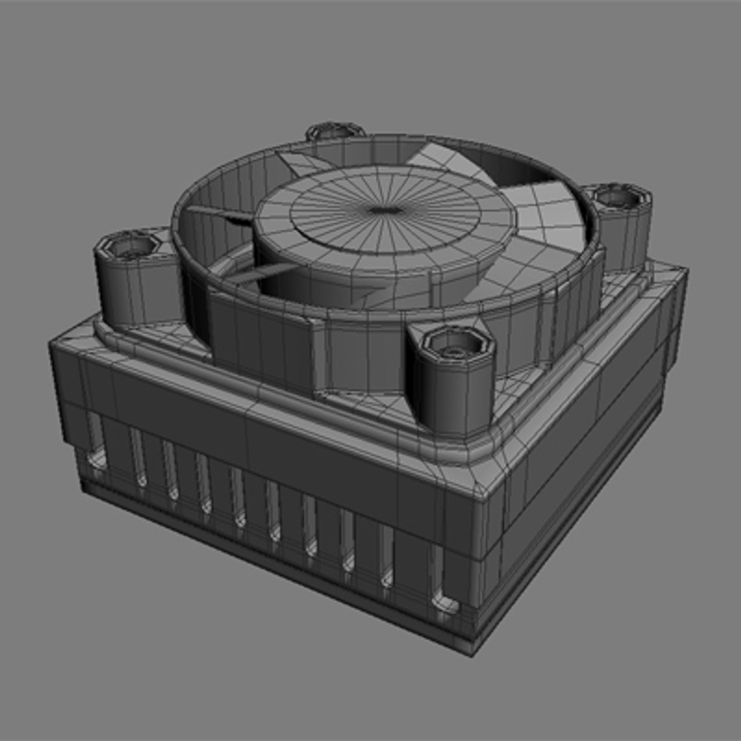 3d model cpu cooling