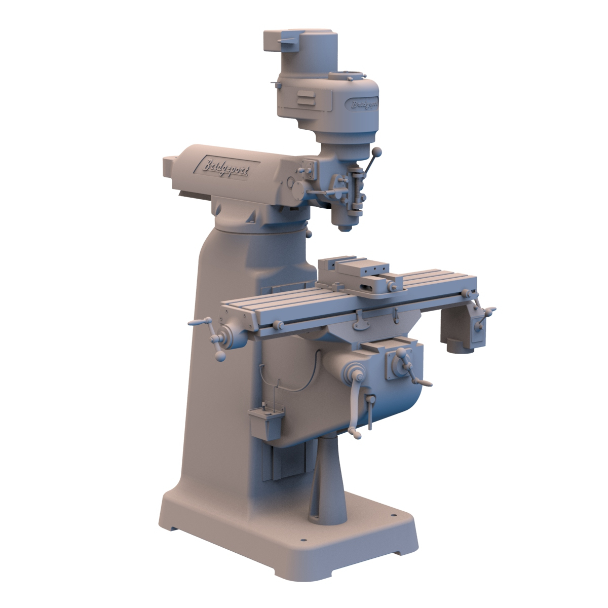 3d bridgeport milling machine