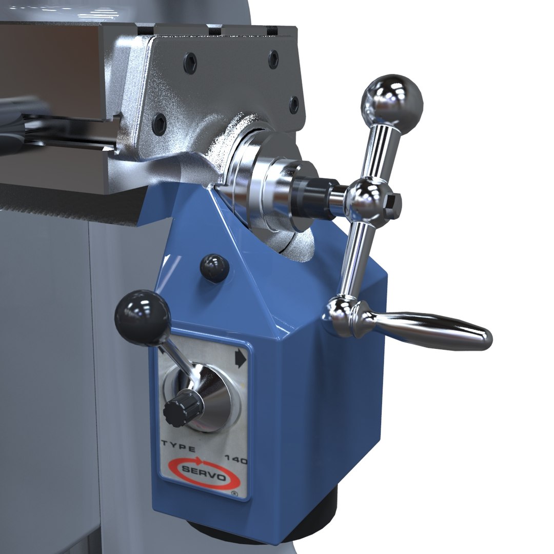 3d Bridgeport Milling Machine