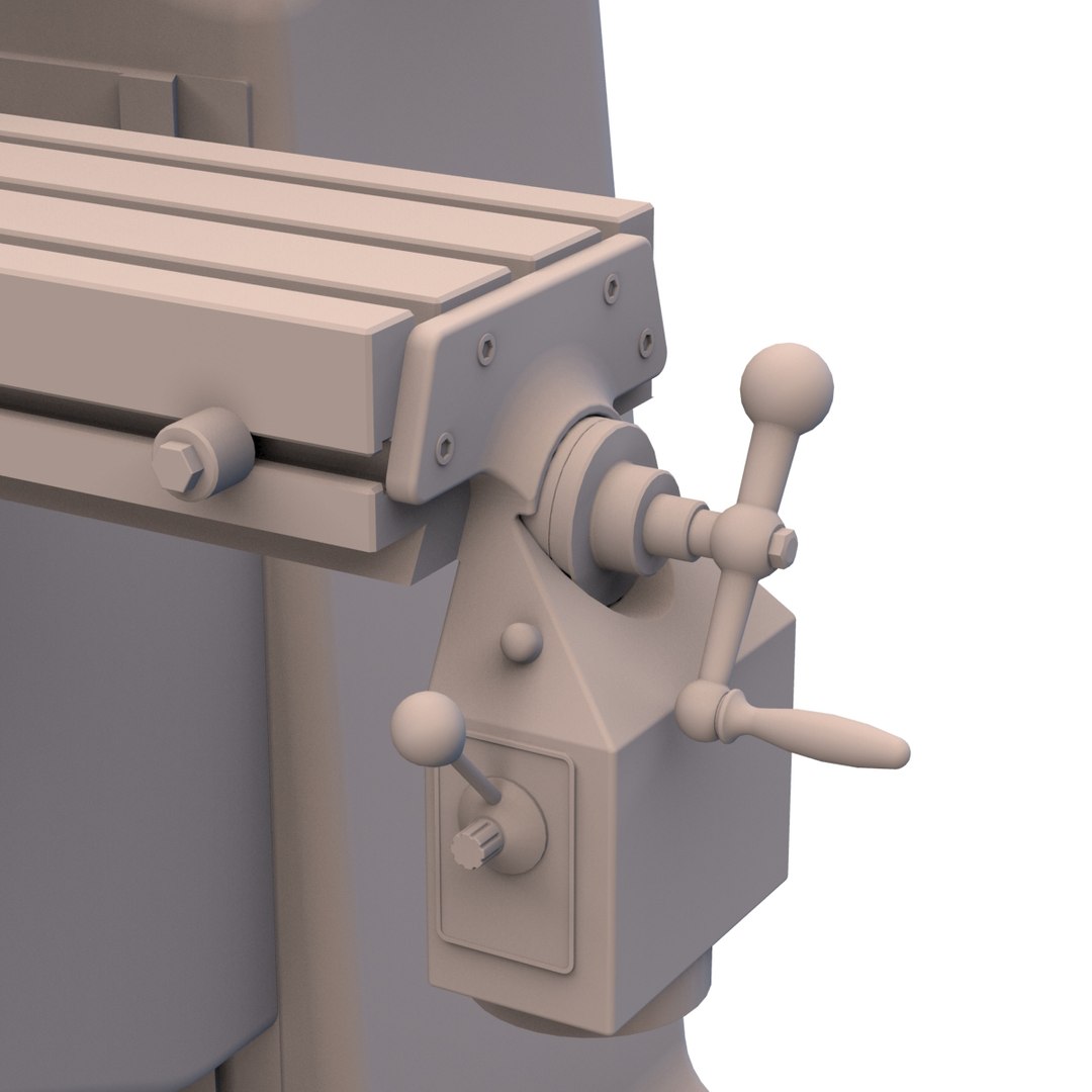 3d Bridgeport Milling Machine