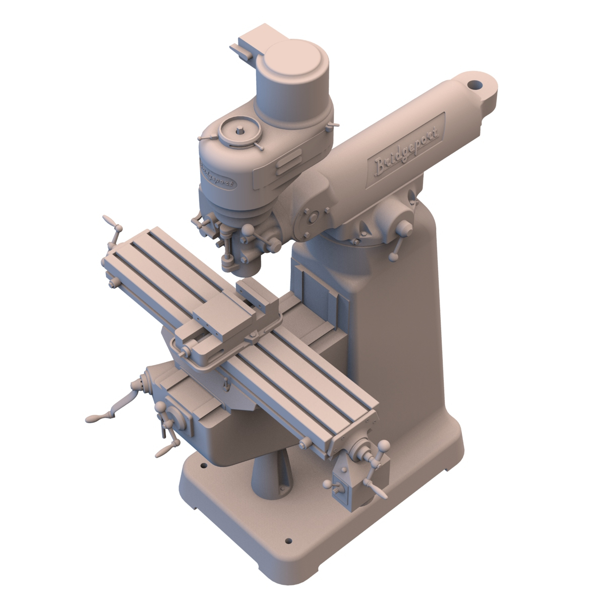 3d bridgeport milling machine