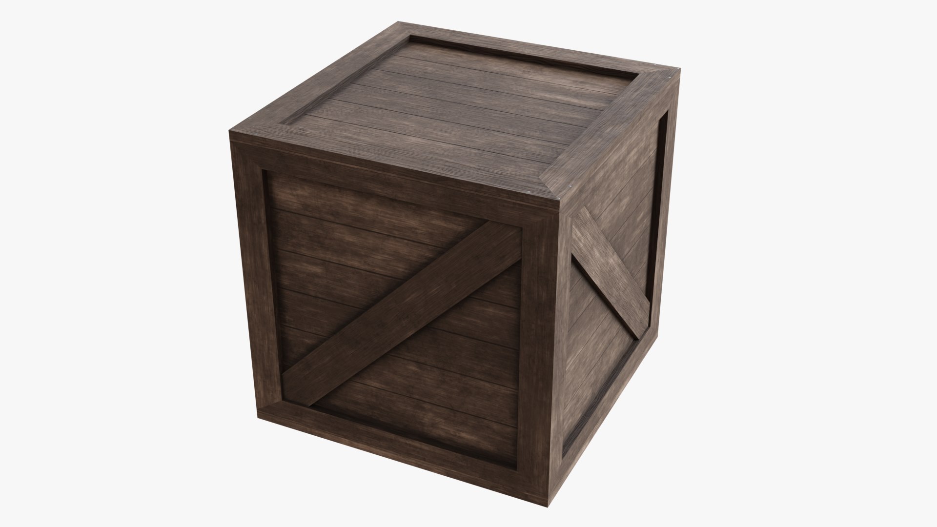 Wooden Crate Low-poly Pbr Game-ready 3D - TurboSquid 1749354