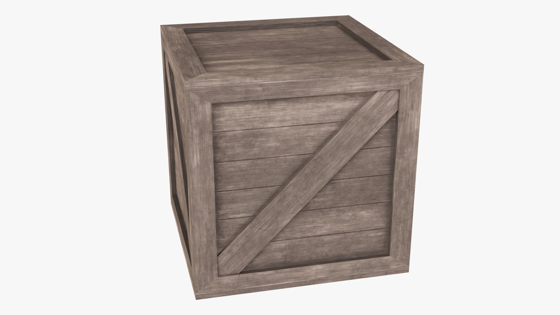 Wooden Crate Low-poly Pbr Game-ready 3D - TurboSquid 1749354