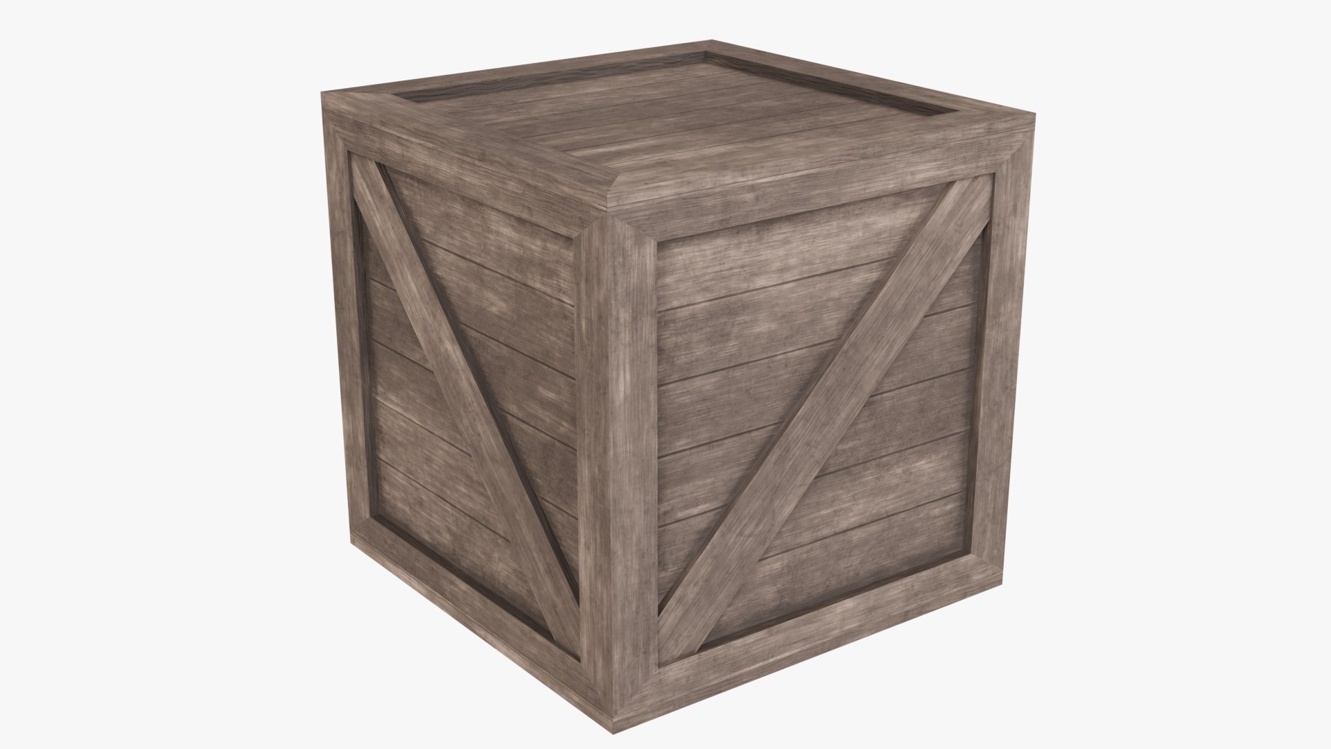 Wooden Crate Low-poly Pbr Game-ready 3D - TurboSquid 1749354