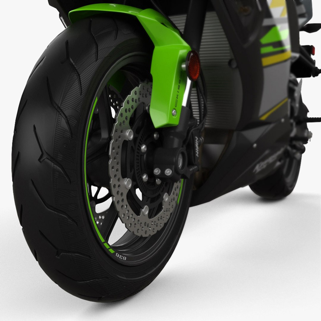 3D Kawasaki Ninja ZX6R 2019 - TurboSquid 1976032