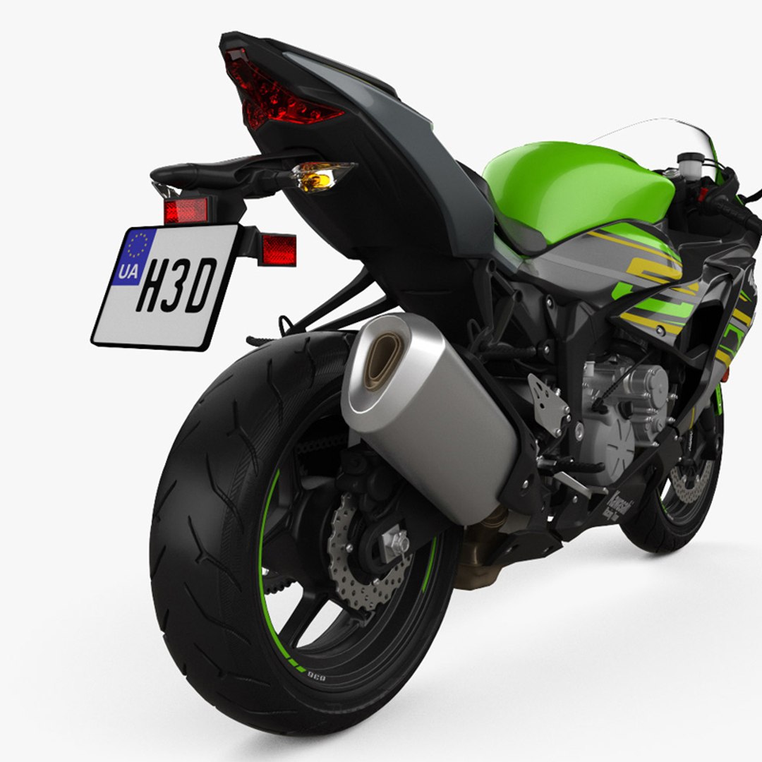 3D Kawasaki Ninja ZX6R 2019 - TurboSquid 1976032