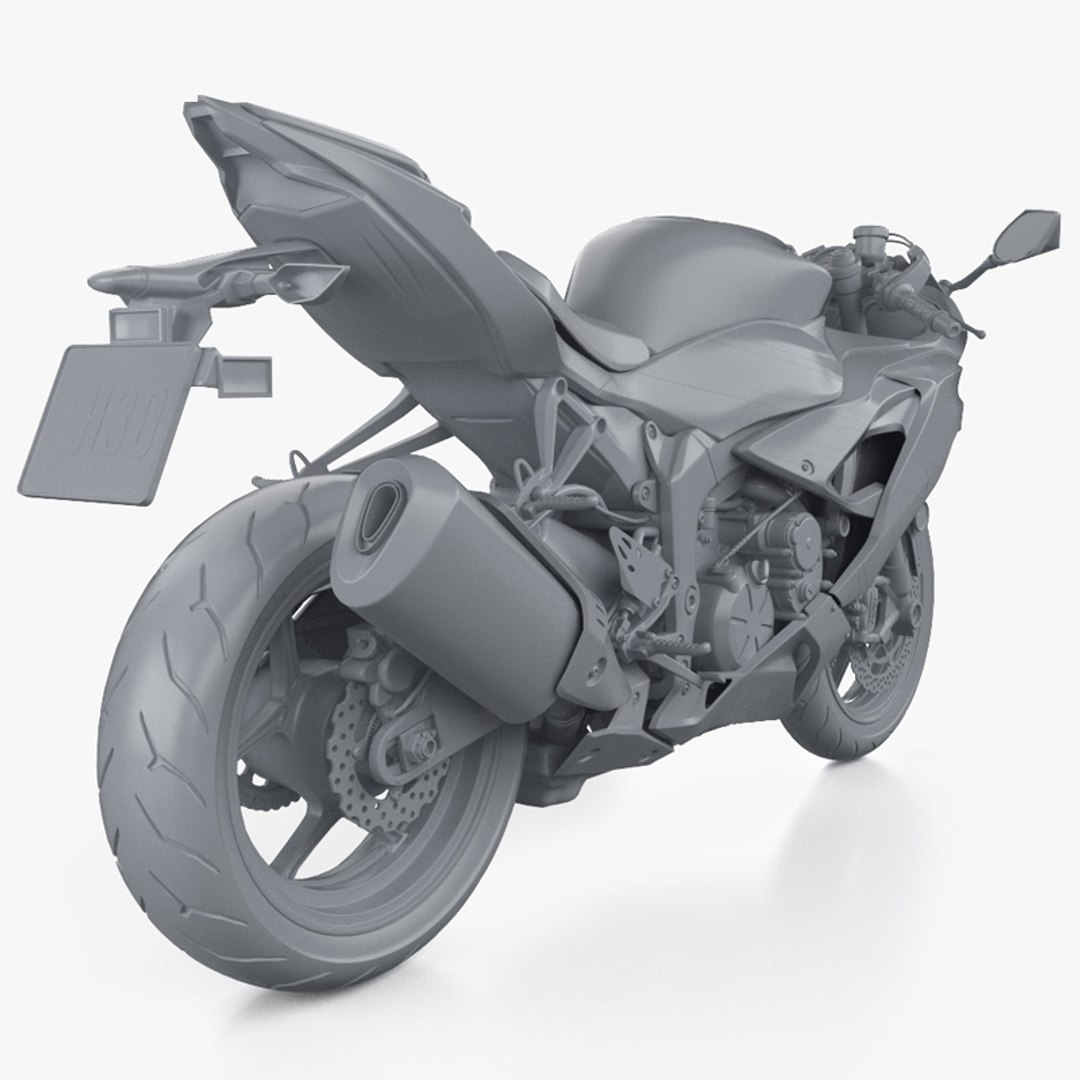 3D Kawasaki Ninja ZX6R 2019 - TurboSquid 1976032