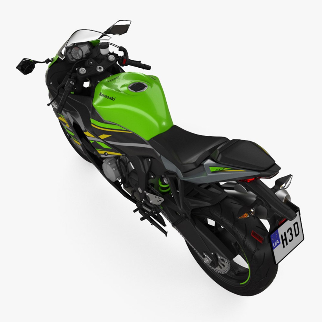 3D Kawasaki Ninja ZX6R 2019 - TurboSquid 1976032