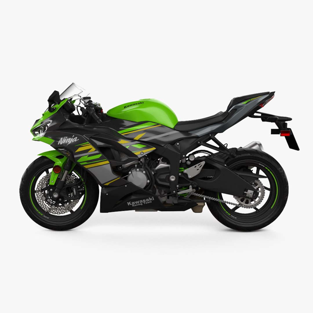 3D Kawasaki Ninja ZX6R 2019 - TurboSquid 1976032