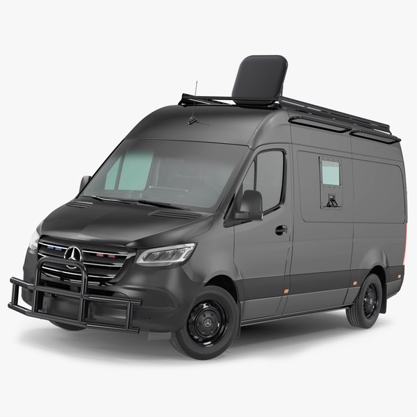 Van blindada à prova de balas Mercedes preparada para Maya Modelo 3D ...