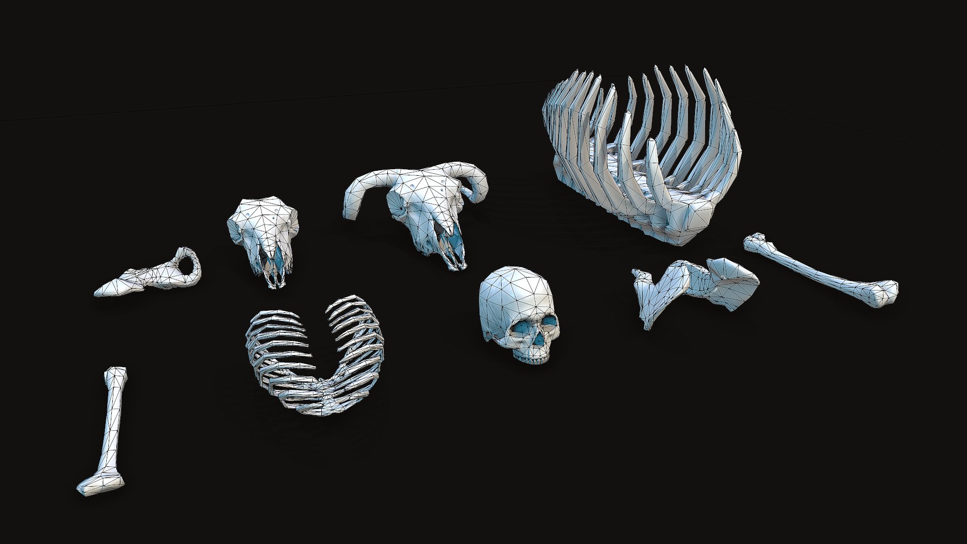 3D Stylized Bones Model - TurboSquid 2135007