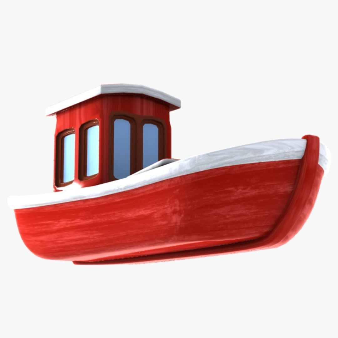 Cartoon Boat Toon 3d Max
