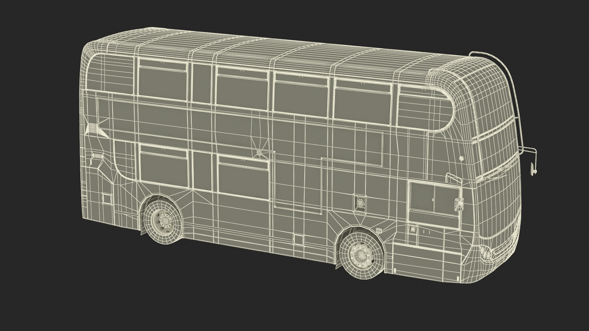Alexander Dennis Enviro400 Double Decker Bus Rigged For Cinema 4D 3D ...
