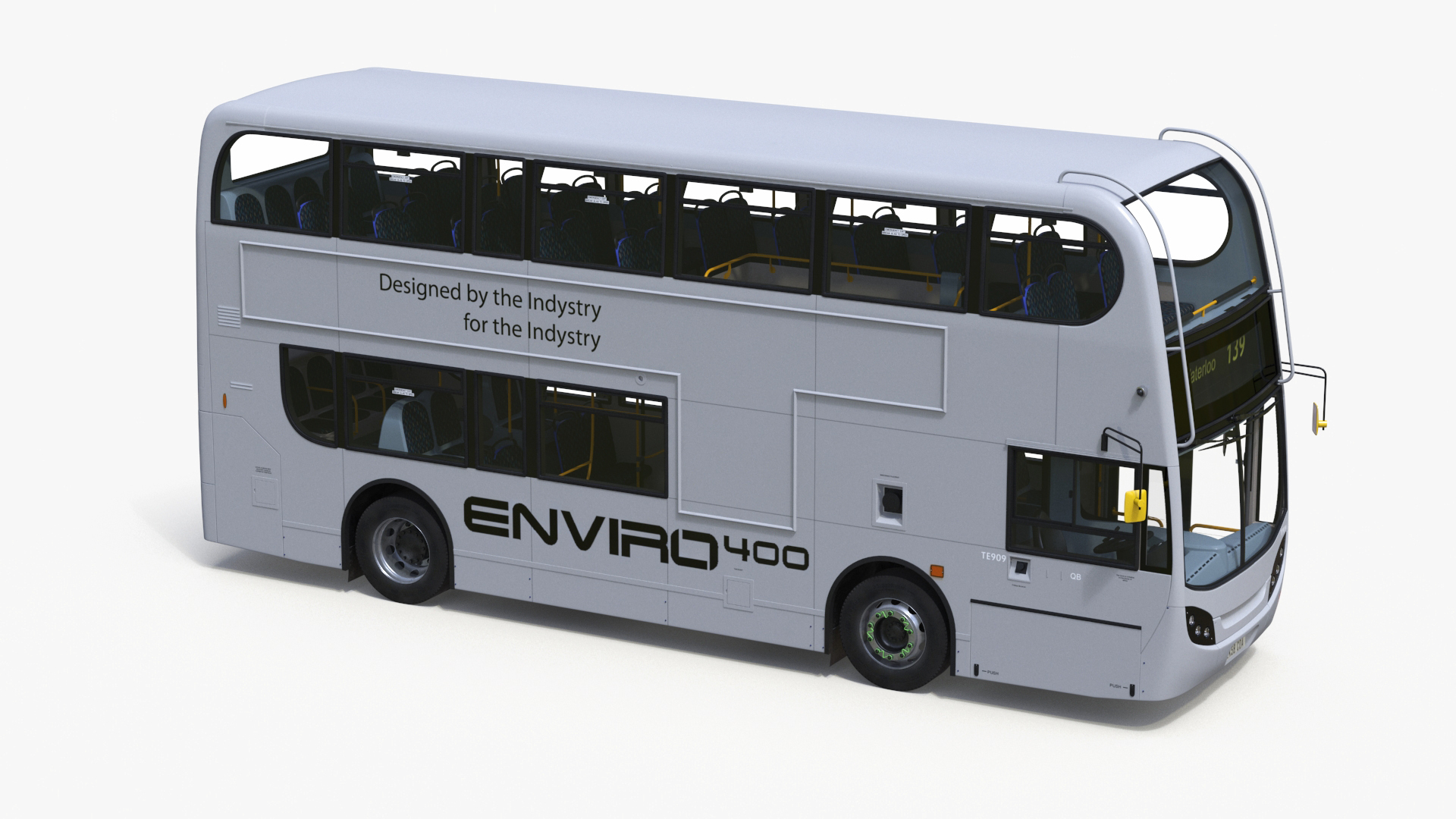 Alexander Dennis Enviro400 Double Decker Bus Rigged For Cinema 4D 3D ...
