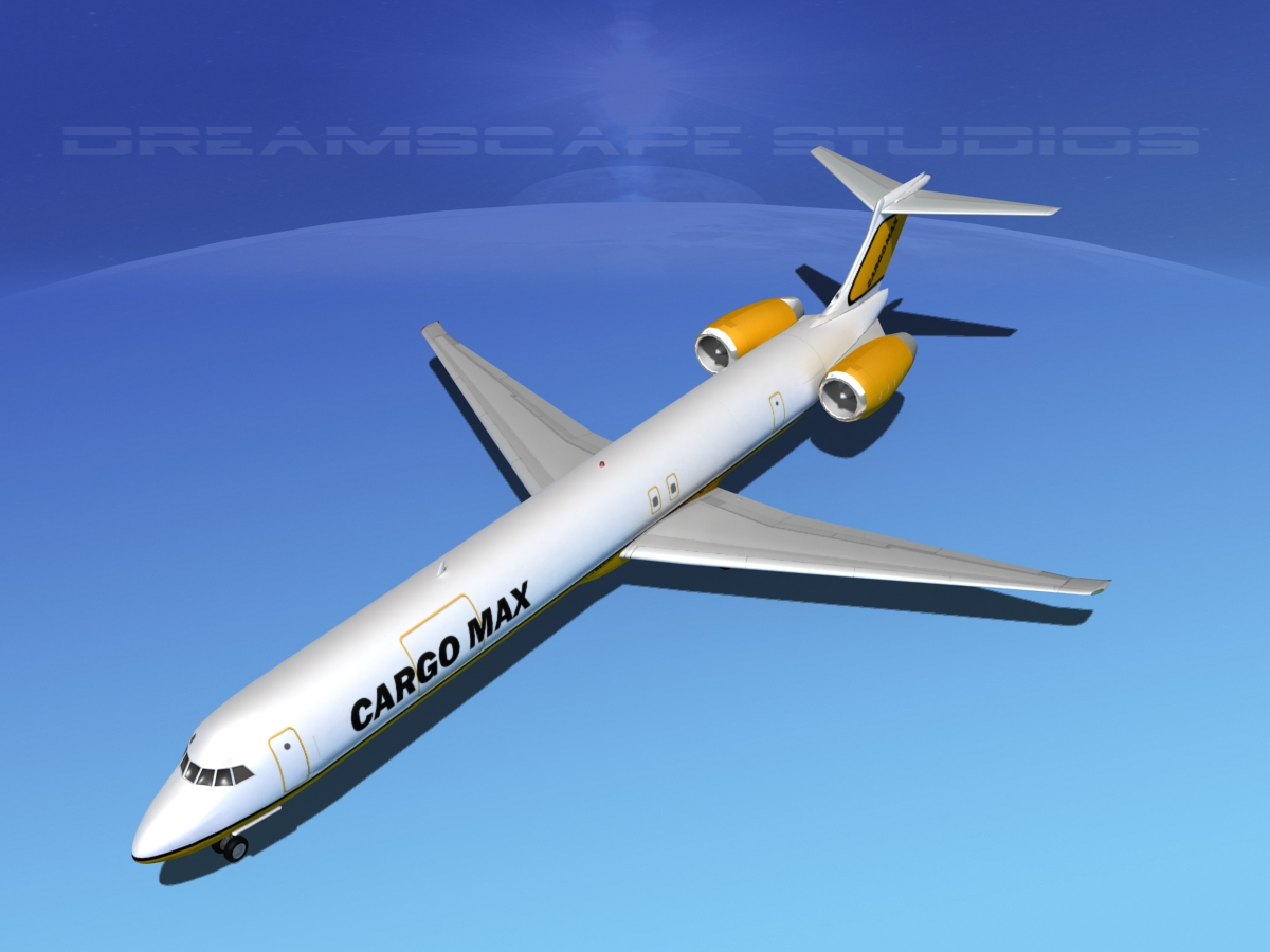 mcdonnell douglas md-80 3d model