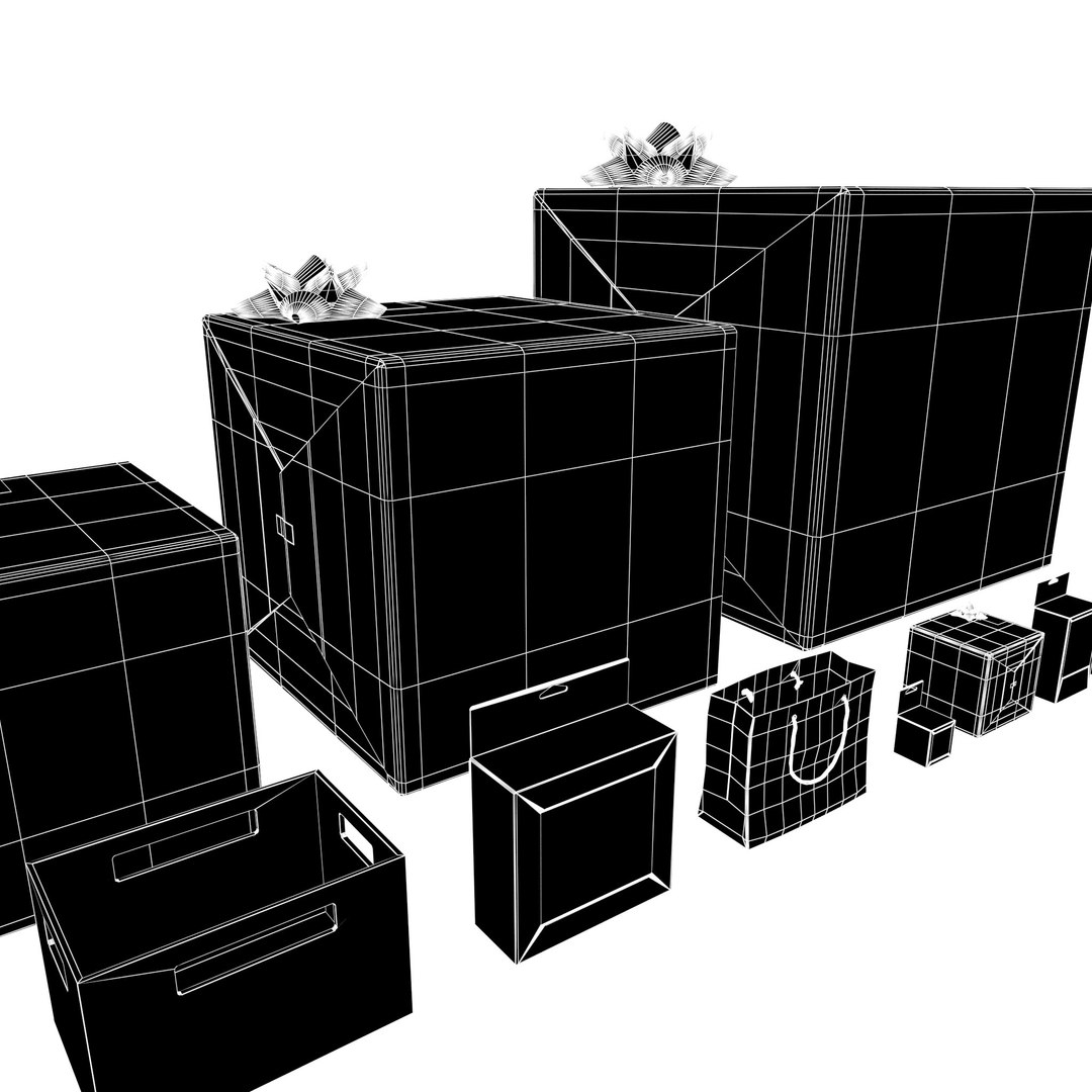 Boxes 3D Model - TurboSquid 2197507