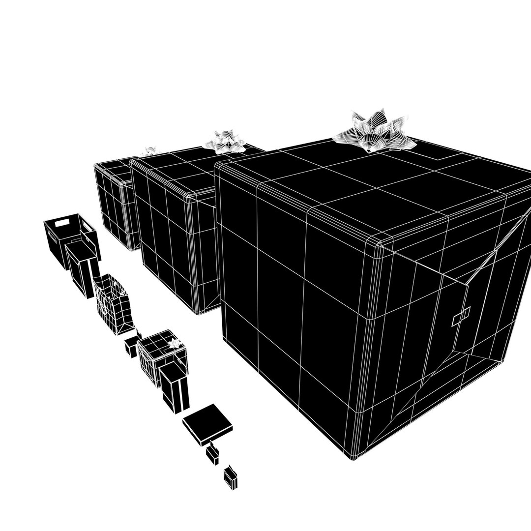 Boxes 3D Model - TurboSquid 2197507