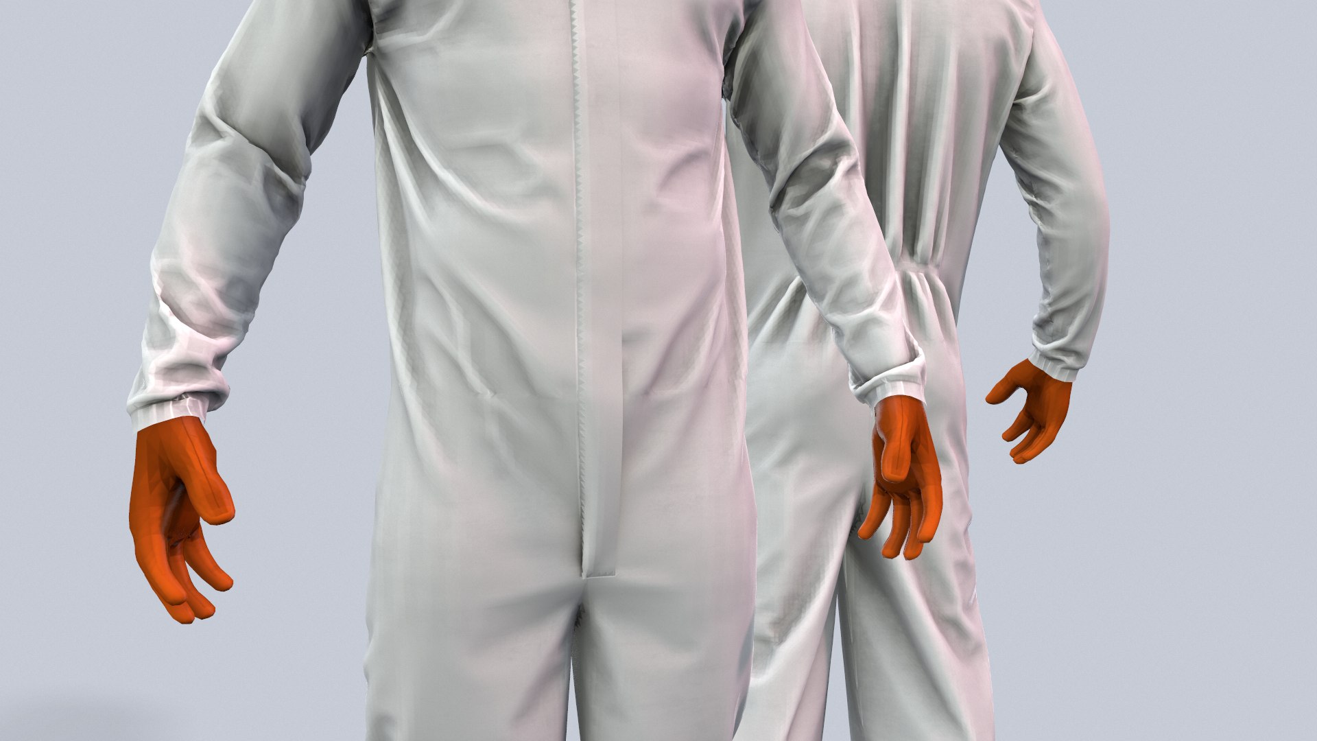 3D Virus Hazmat Suit Model - TurboSquid 1538076