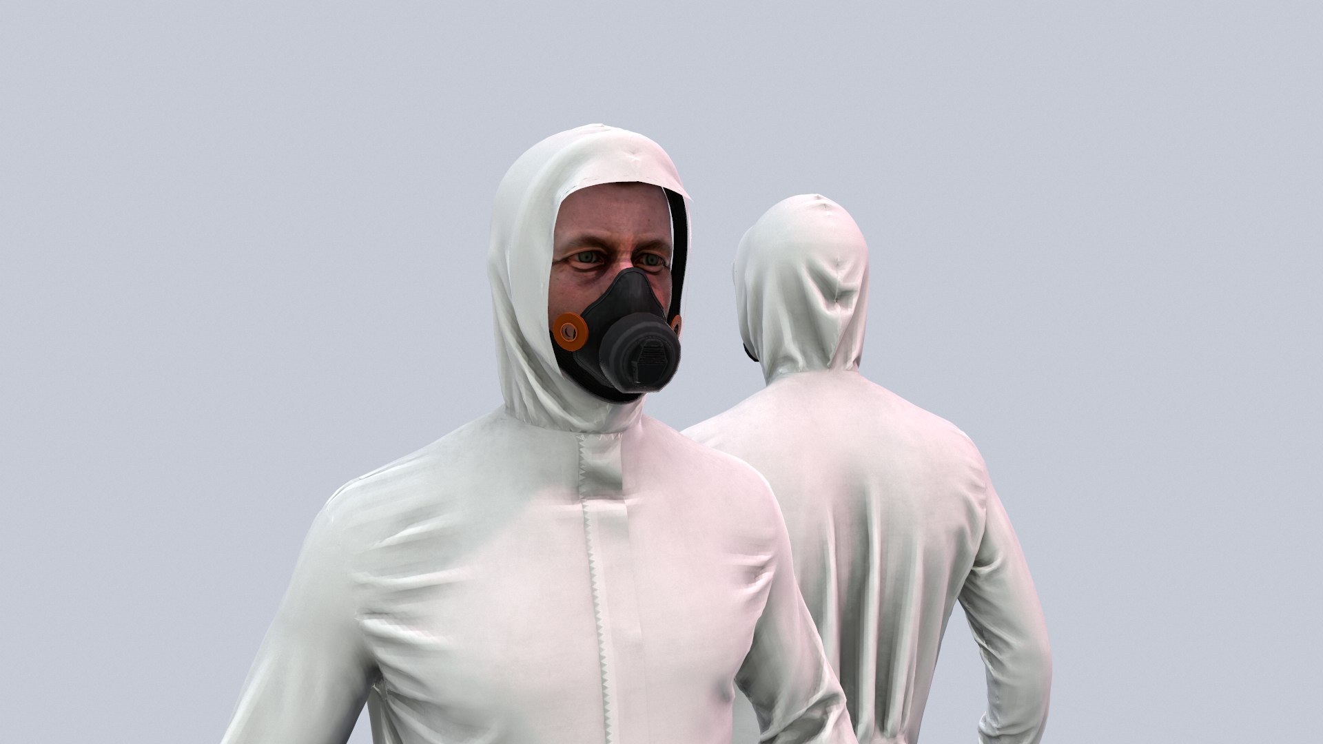 3D Virus Hazmat Suit Model - TurboSquid 1538076