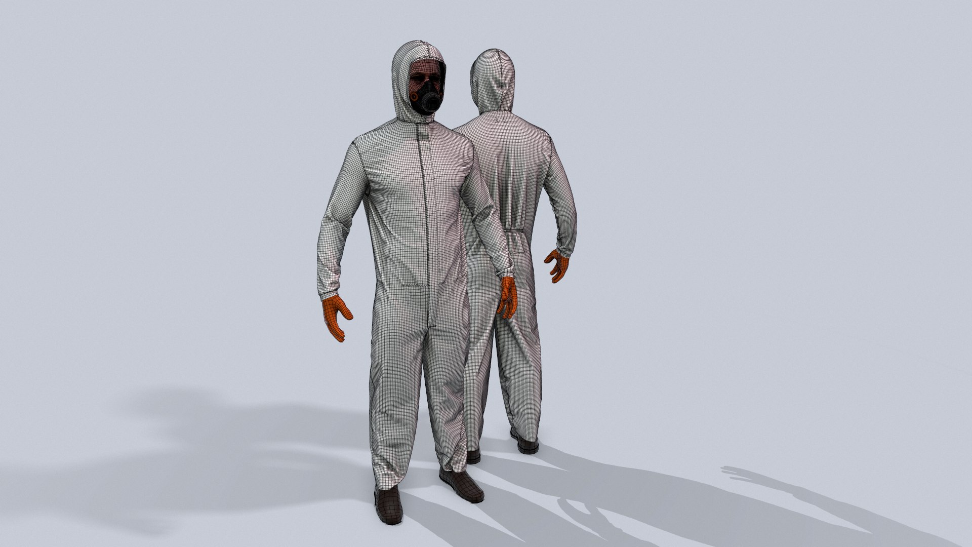 3D Virus Hazmat Suit Model - TurboSquid 1538076