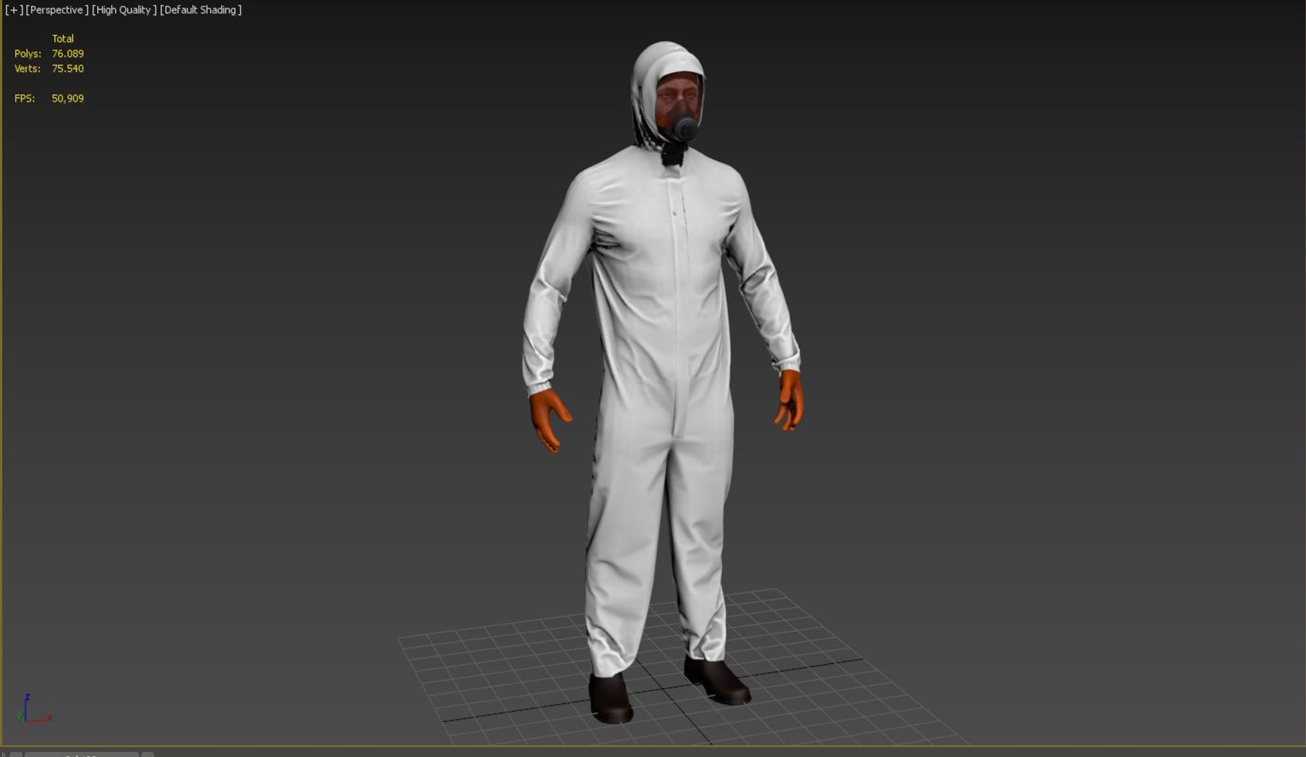 3D Virus Hazmat Suit Model - TurboSquid 1538076