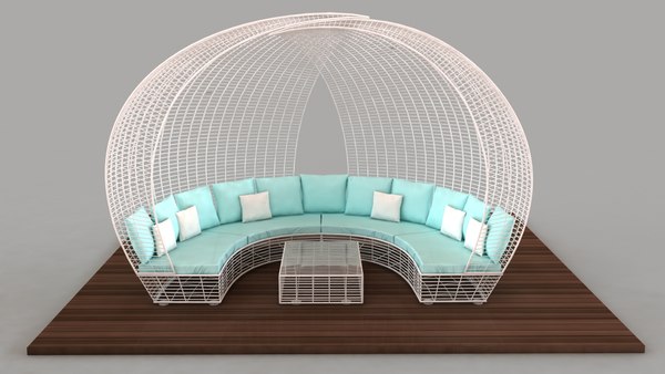 modelo 3d Balinesa chill out bed - TurboSquid 813142