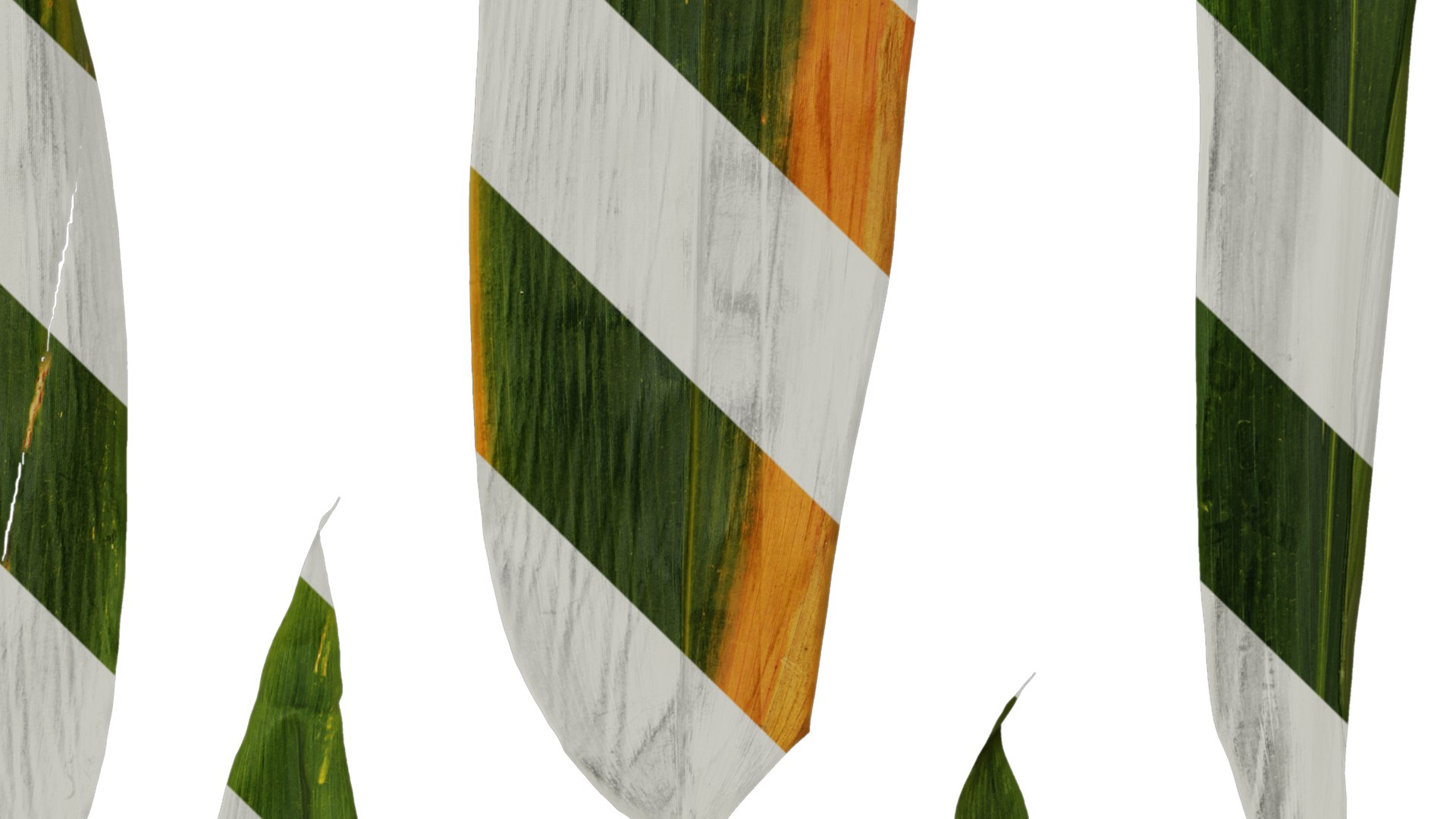 Anydrafts Indocalamus Tessellatus Leaf 03 Textures 3D Model ...